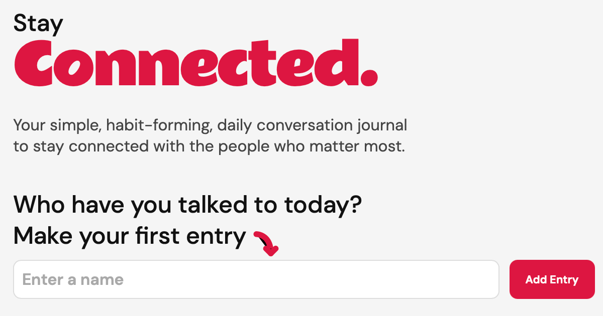 Daily Conversation Journal